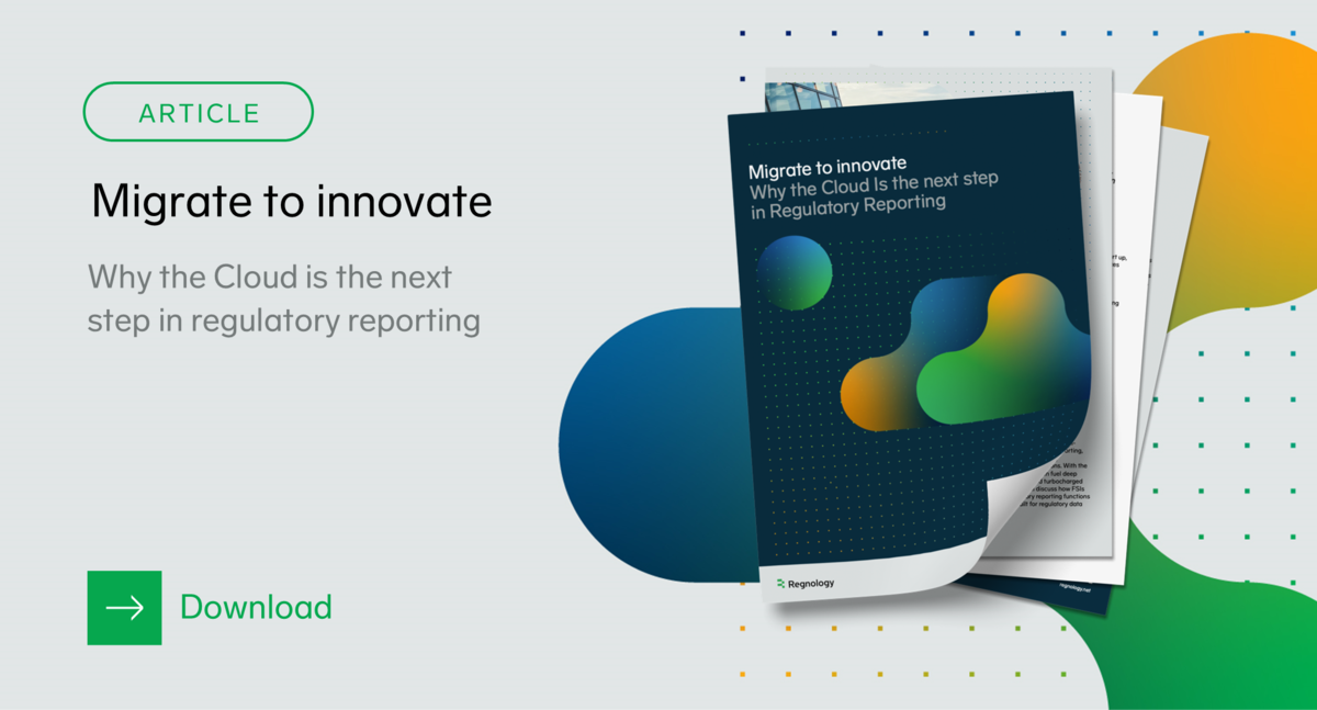 Why the Cloud is the next step in regulatory reporting | Regnology