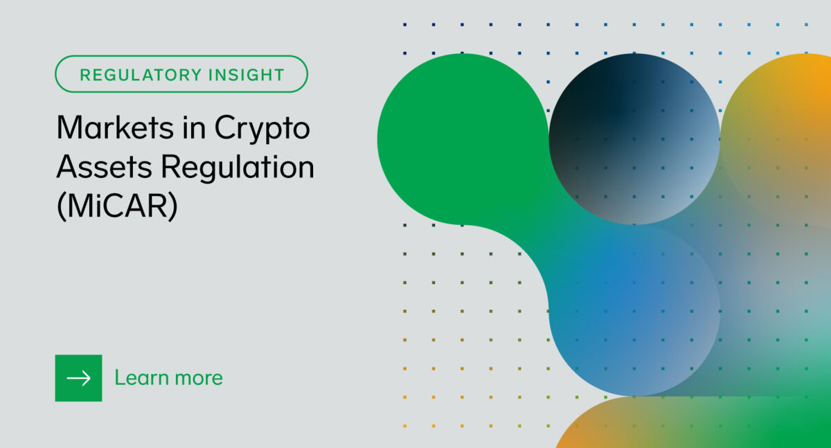 MiCAR (Markets in Crypto Assets Regulation) | Regnology