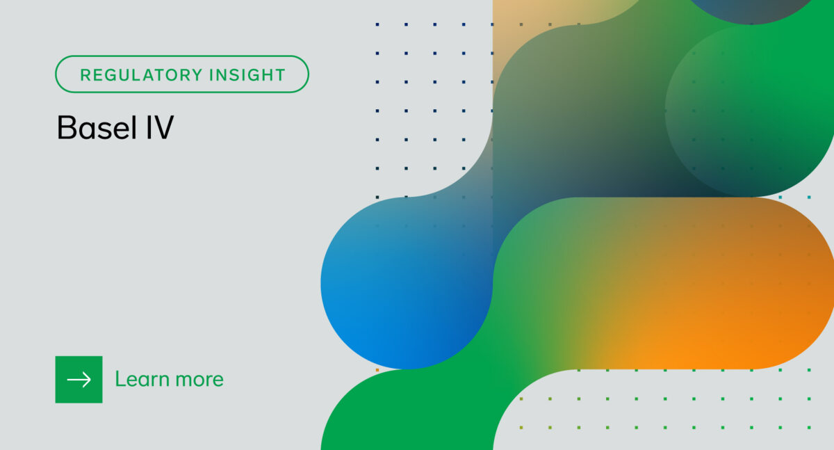 Basel III Finalization ('Basel IV') | Regnology
