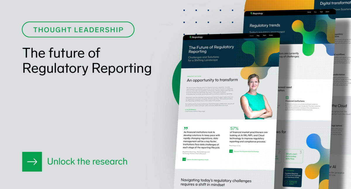 The future of regulatory reporting | Regnology