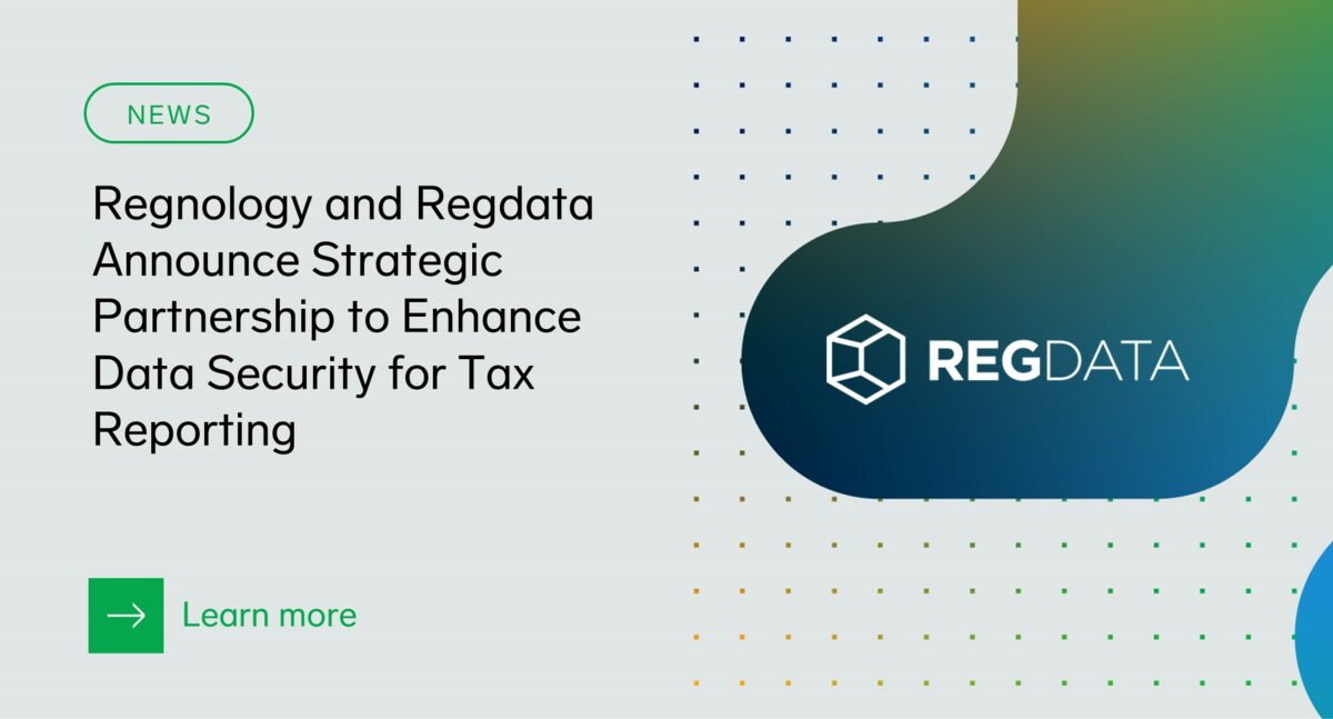 Regnology and Regdata Partner to Enhance Data Security | Regnology