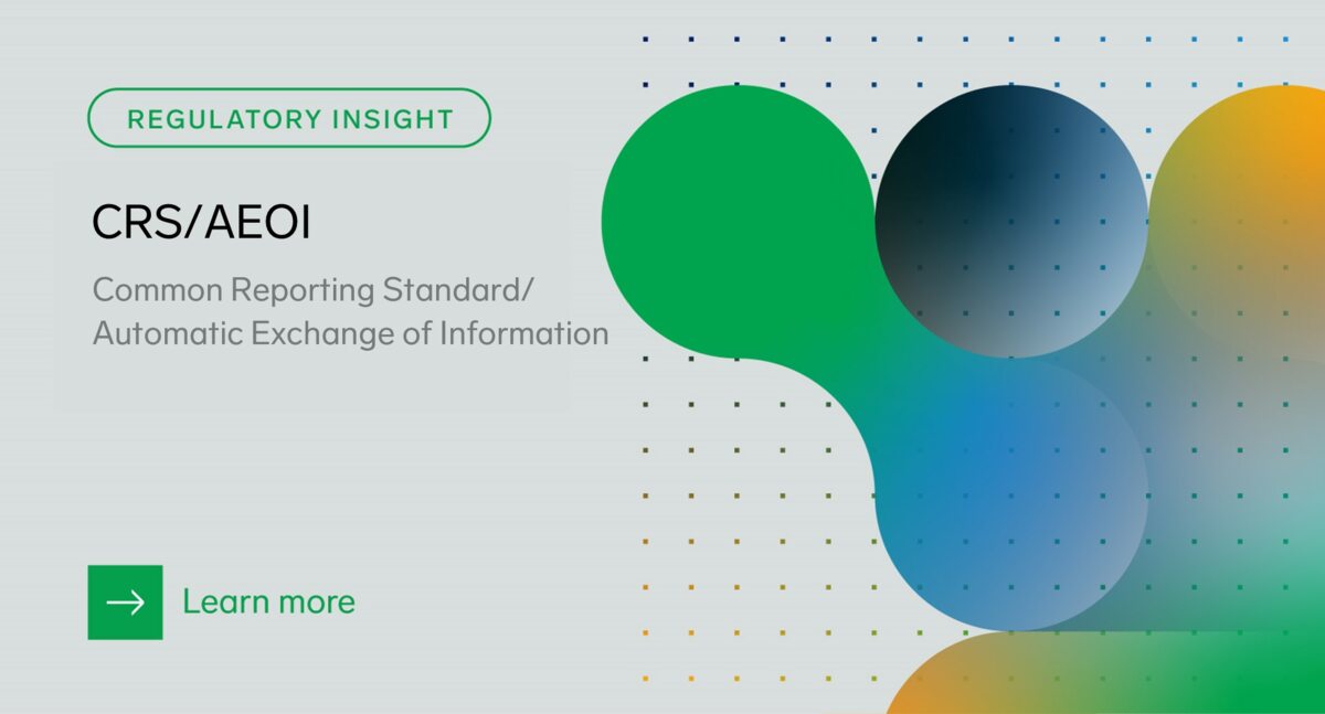 CRS/AEOI | Regnology