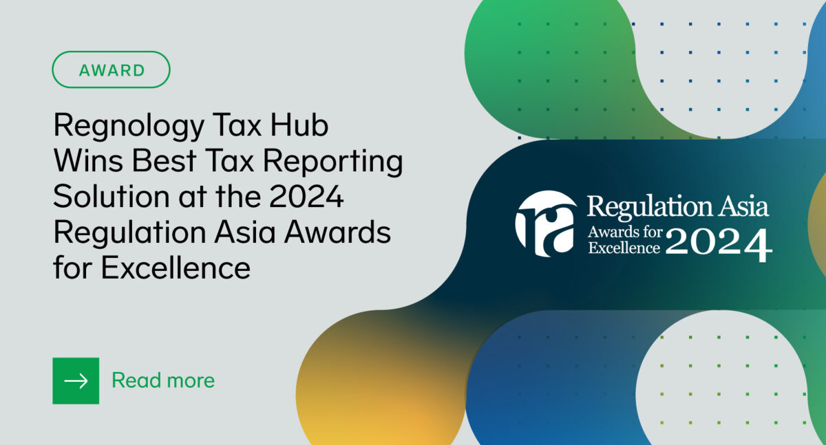Regnology Tax Hub Wins Best Tax Reporting Solution | Regnology Regnology Tax Hub Wins Best Tax Reporting Solution | Regnology