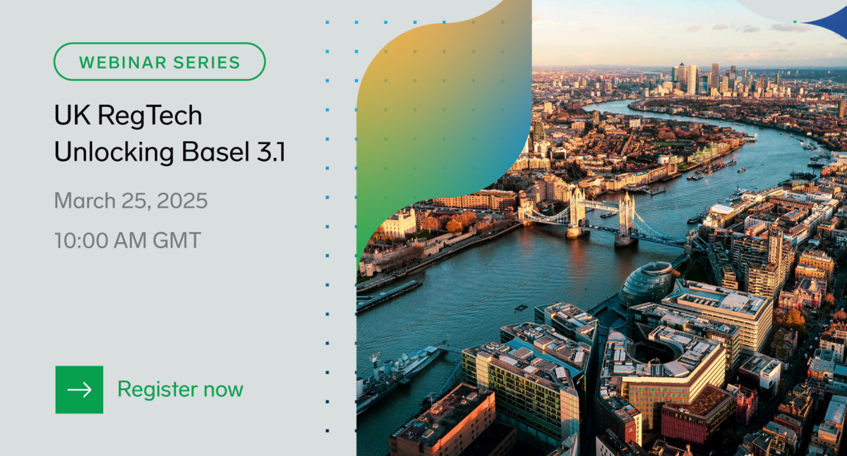 Webinar: UK RegTech - Unlocking Basel 3.1 | Regnology