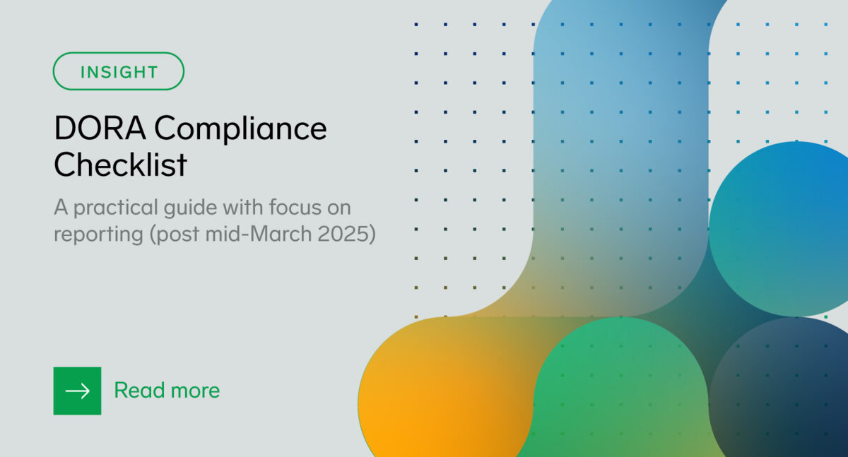 DORA Compliance Checklist | Regnology