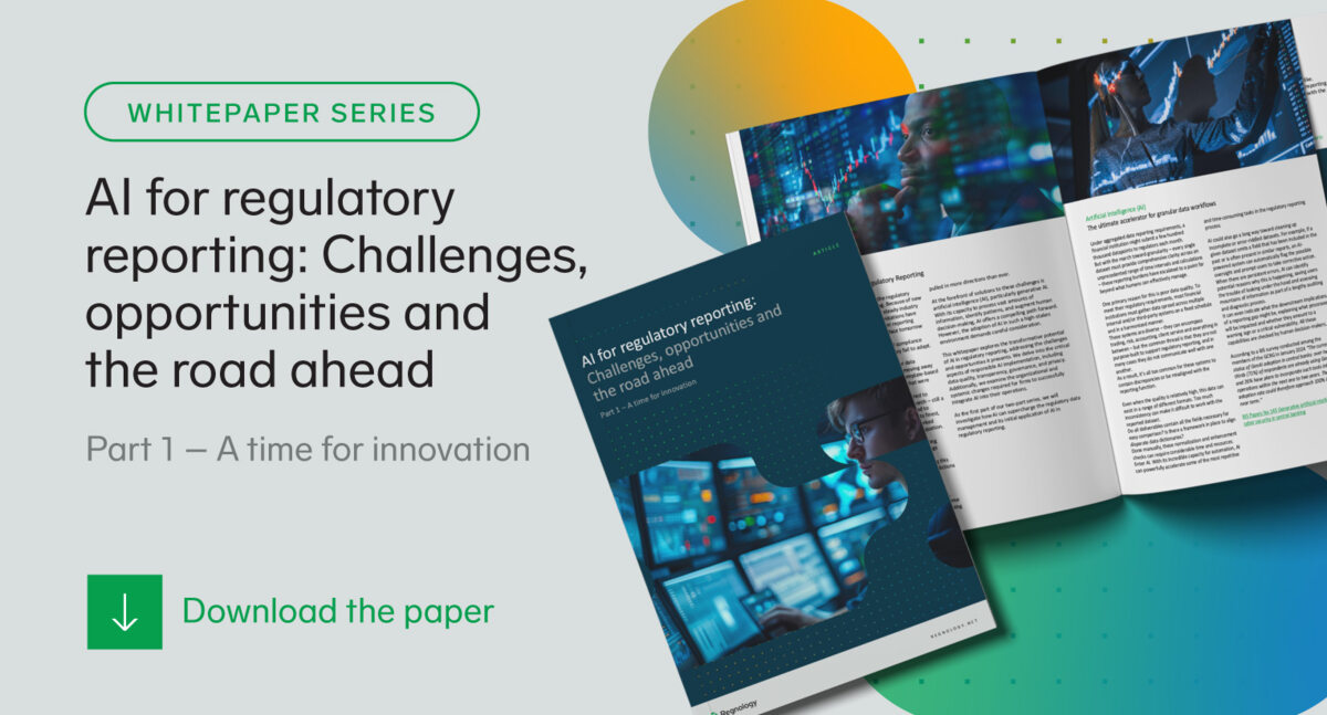 AI for regulatory reporting: A time for innovation | Regnology